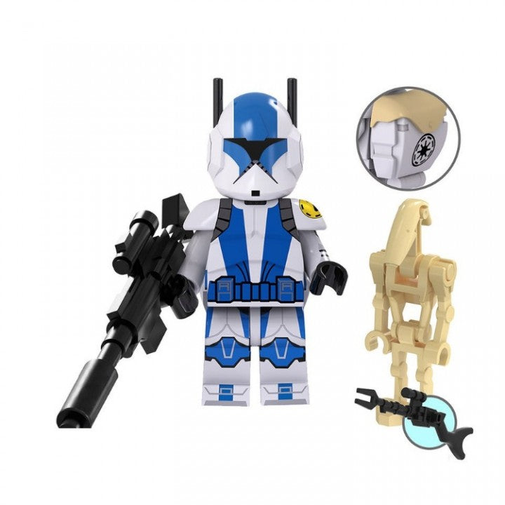 Clone Trooper with B1 Battle Droid custom Star Wars Minifigure ...