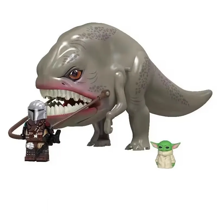 Large Blurrg Mandalorian Grogu Custom Star Wars Minifigure – Minifigure ...