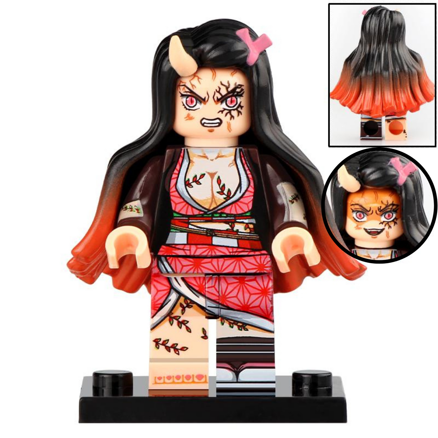 Nezuko Kamado From Demon Slayer Custom Anime Minifigure – Minifigure Bricks