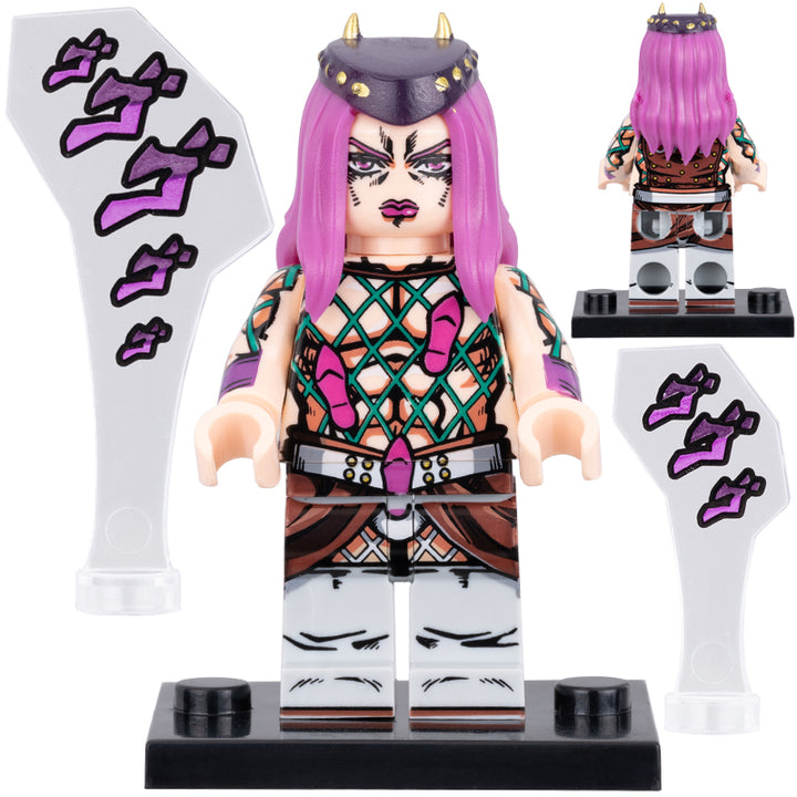 Narciso Anasui from JoJo's Bizarre Adventure Custom Anime Minifigure ...