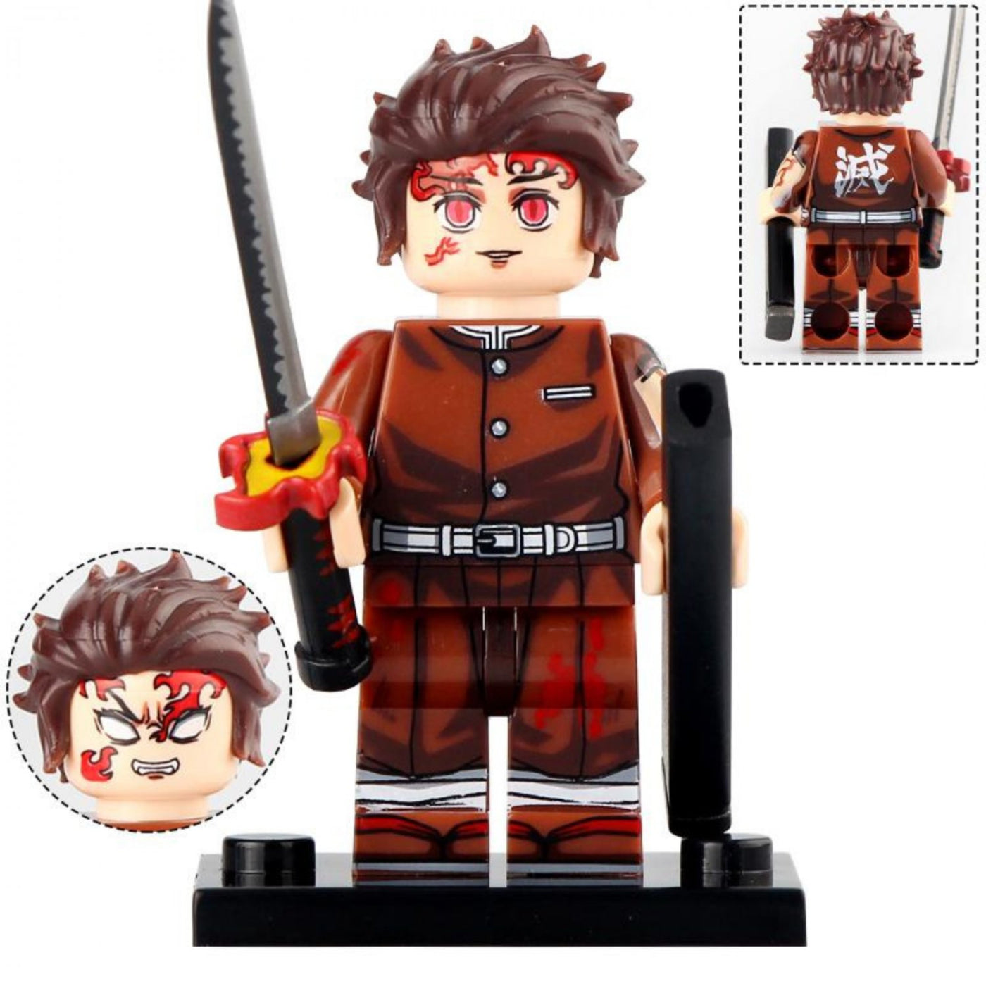Tanjiro Kamado From Demon Slayer Custom Anime Minifigure – Minifigure ...