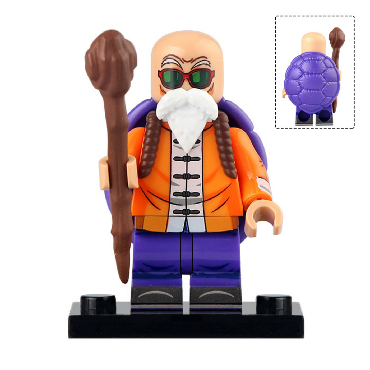 Master Roshi from Dragon Ball Z Custom Minifigure – Minifigure Bricks