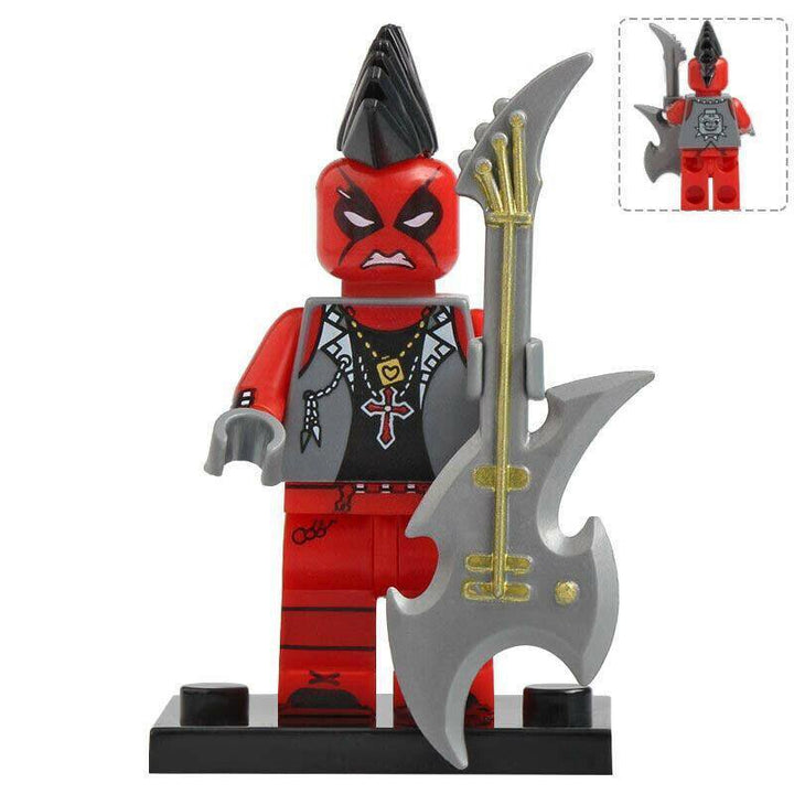 Punk Deadpool Custom Marvel Minifigure – Minifigure Bricks