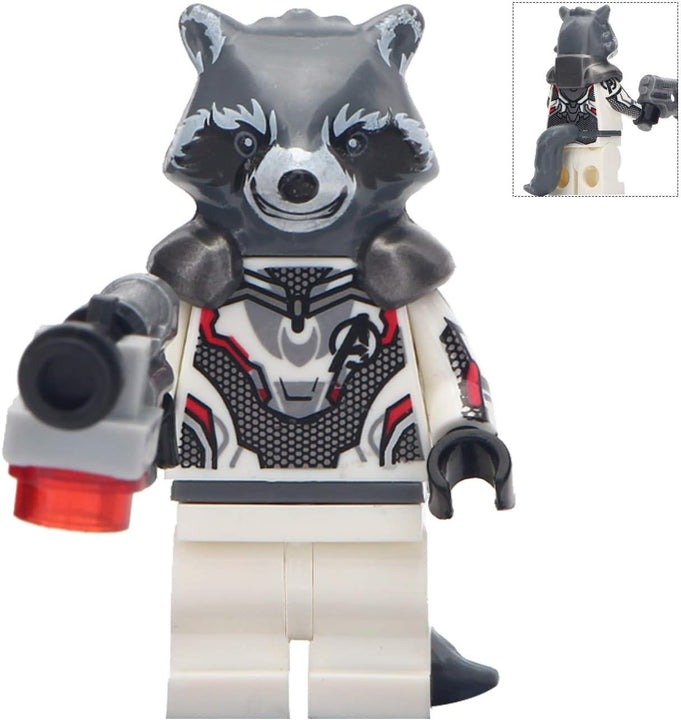 Rocket Raccoon (Quantum Realm) Custom Marvel Superhero Minifigure ...