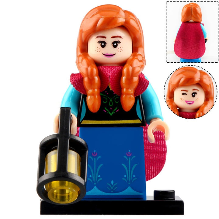 Anna from Frozen Custom Minifigure – Minifigure Bricks