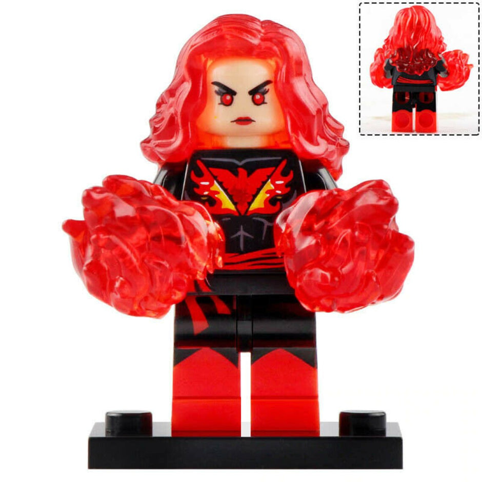 Dark Phoenix Jean Grey (X-Men) Custom Marvel Superhero Minifigure ...