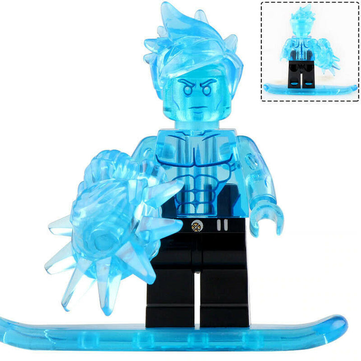 Iceman (X-Men) Custom Marvel Superhero Minifigure – Minifigure Bricks