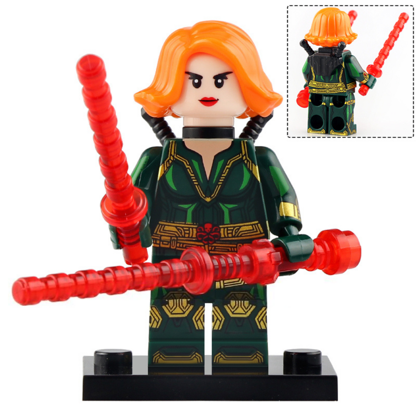 Hydra Black Widow Custom Marvel Superhero Minifigure – Minifigure Bricks