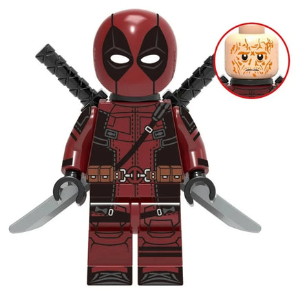 Deadpool Custom Marvel Superhero Minifigure – Minifigure Bricks
