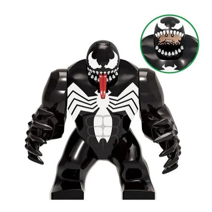 Venom Custom Marvel Superhero Large Minifigure – Minifigure Bricks