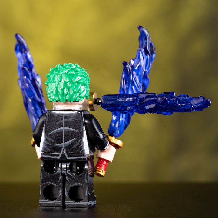 Roronoa Zoro Custom One Piece Anime Minifigure – Minifigure Bricks