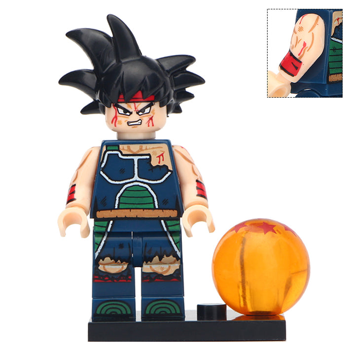 Bardock from Dragon Ball Z custom made Minifigure – Minifigure Bricks