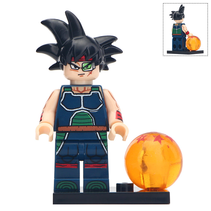 Bardock from Dragon Ball Z custom made Minifigure – Minifigure Bricks
