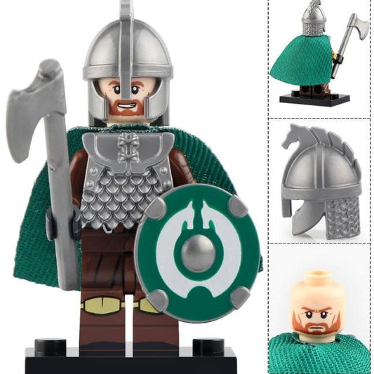 Rohan Warrior Axe custom Lord of the Rings Minifigure – Minifigure Bricks