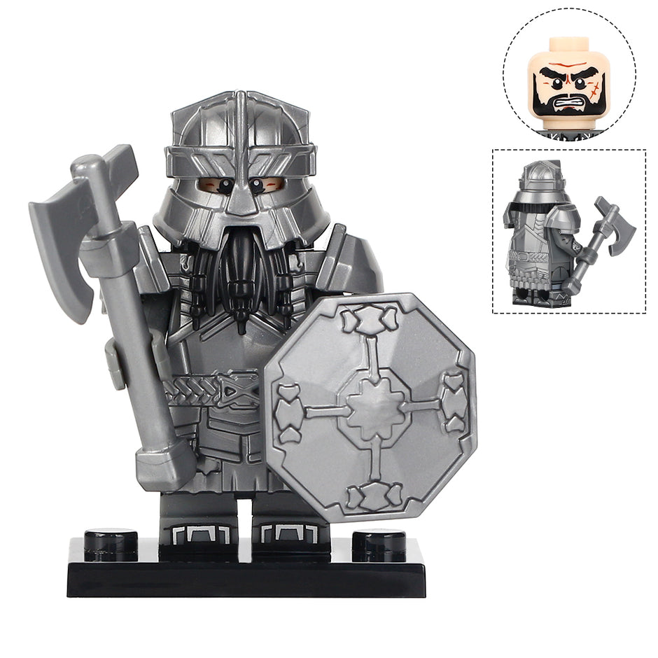 Dwarfen Warrior (Erebor Royal Guard) Custom Lord of the Rings Minifigu ...