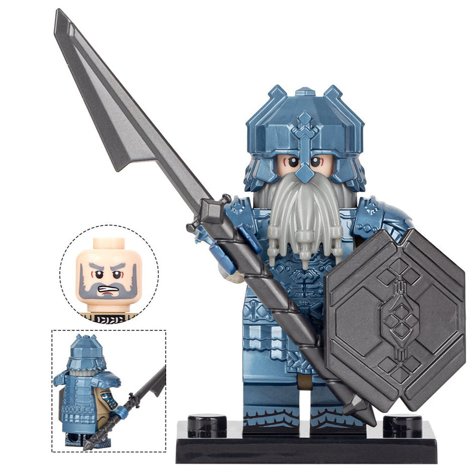 Dwarf Warrior Custom Lord of the Rings Minifigure – Minifigure Bricks