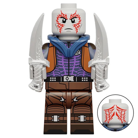 Drax the Destroyer Marvel Superhero Minifigure Guardians of the Galaxy ...