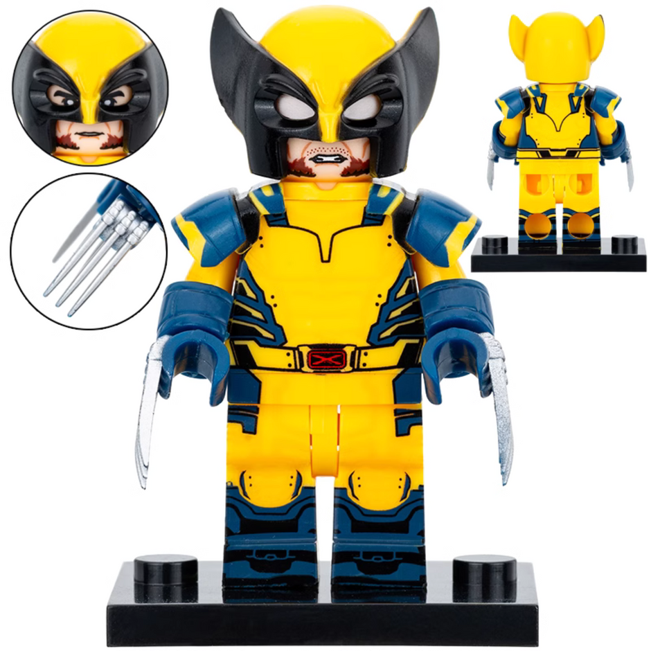 Wolverine Custom Marvel Superhero Minifigure – Minifigure Bricks