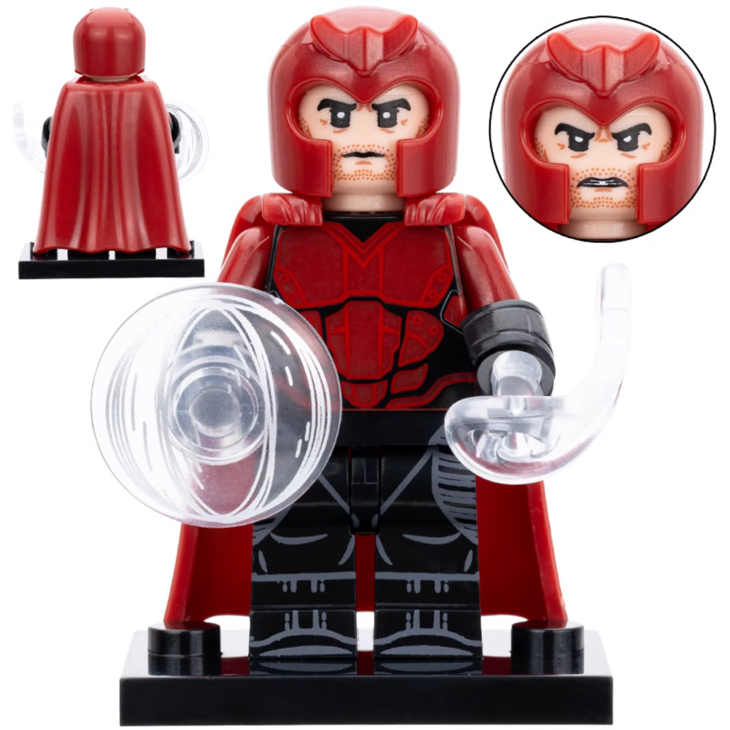 Magneto Custom Marvel Superhero Minifigure – Minifigure Bricks