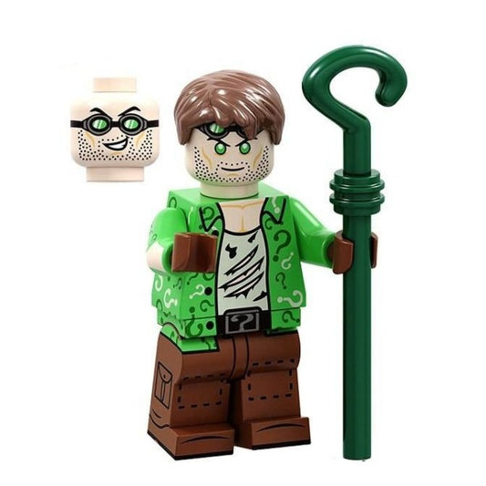 The Riddler (Arkham Knight) Custom DC Superhero Minifigure – Minifigure ...