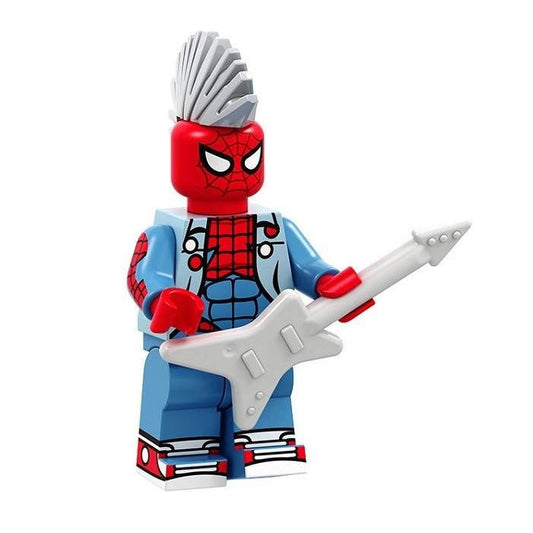Spider-Punk Spider-Man Custom Marvel Superhero Minifigure – Minifigure ...