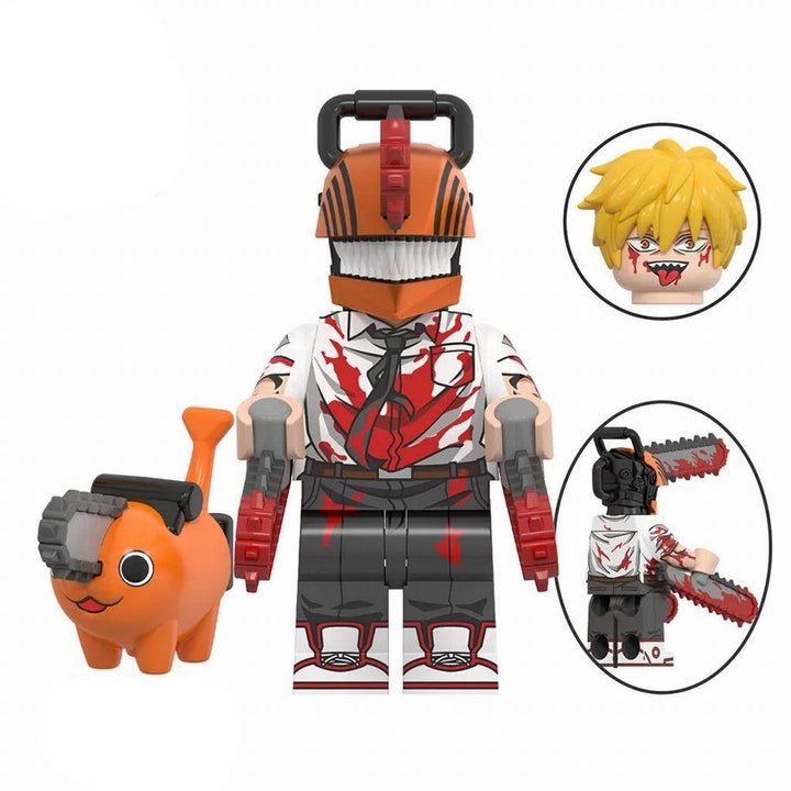 Denji from Chainsaw Man Custom Anime Minifigure – Minifigure Bricks
