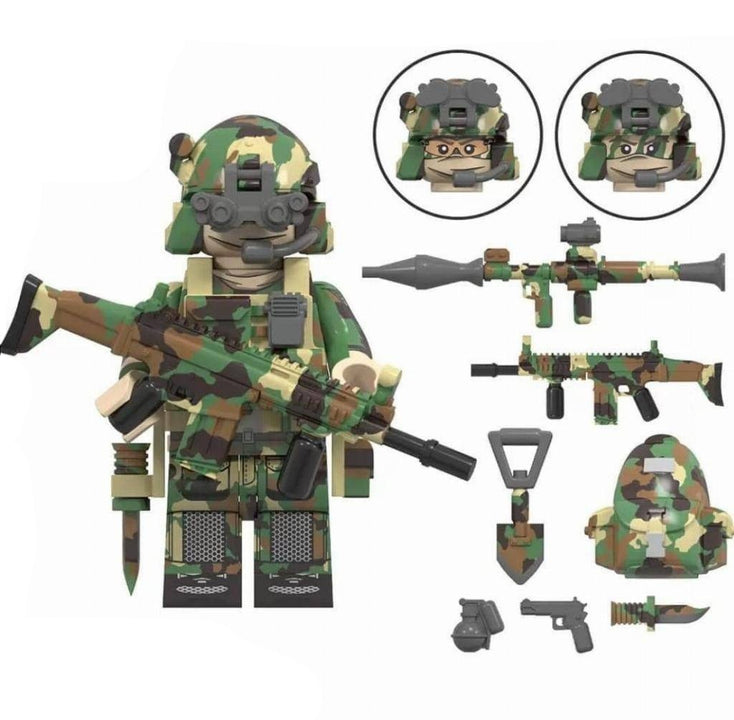 KSK Special Forces Soldier Custom Military Minifigure – Minifigure Bricks