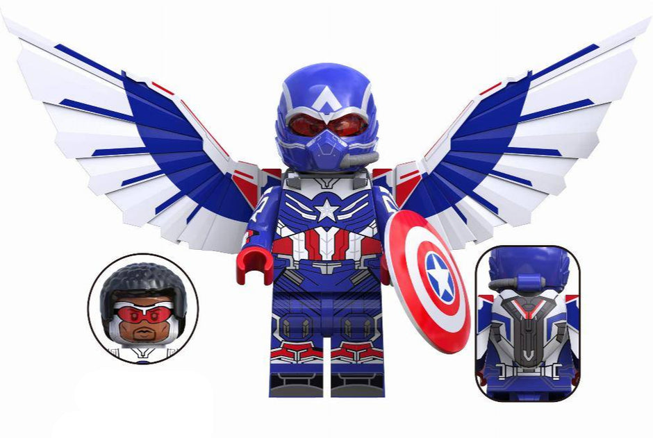 Captain America (Sam Wilson) (Brave New World) Custom Marvel Superhero ...