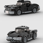 Chase Muscle-Car Custom Car MOC – Minifigure Bricks