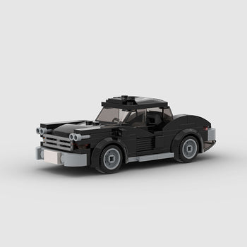 Chase Muscle-Car Custom Car MOC – Minifigure Bricks