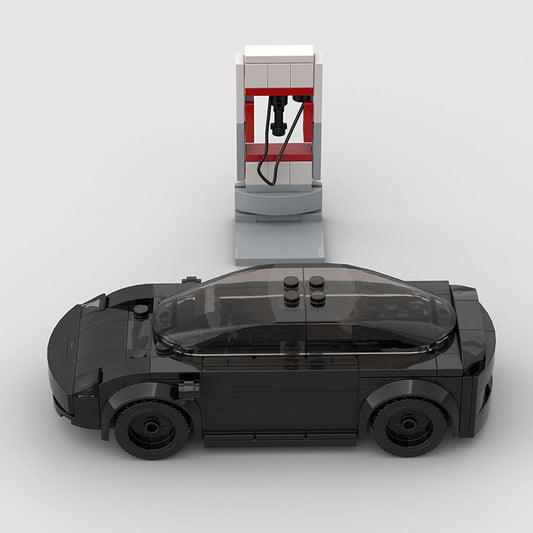 Tesla Custom Car MOC – Minifigure Bricks