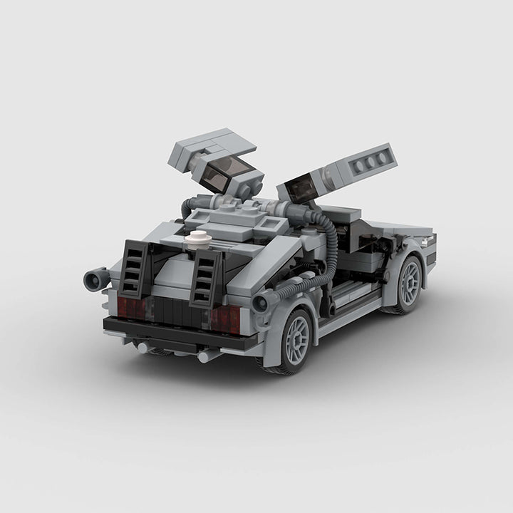 DeLorean Time Machine from Back to the Future Custom Car MOC ...