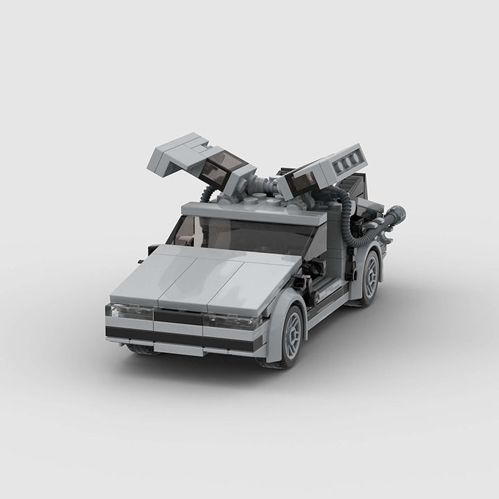 DeLorean Time Machine from Back to the Future Custom Car MOC ...