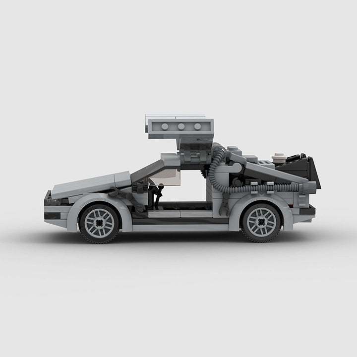 DeLorean Time Machine from Back to the Future Custom Car MOC ...