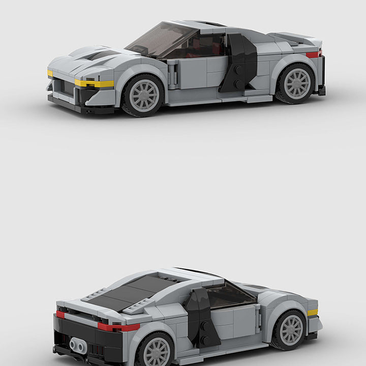 Audi R8 Custom Car MOC – Minifigure Bricks