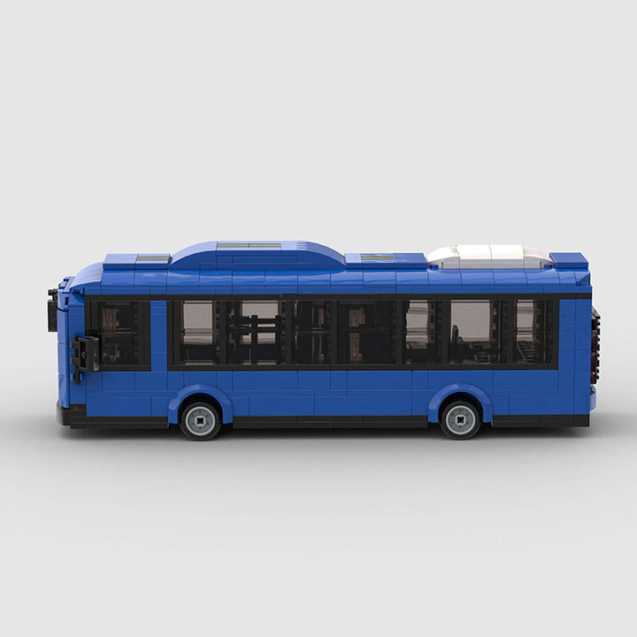 City Transport Bus Custom Car MOC – Minifigure Bricks