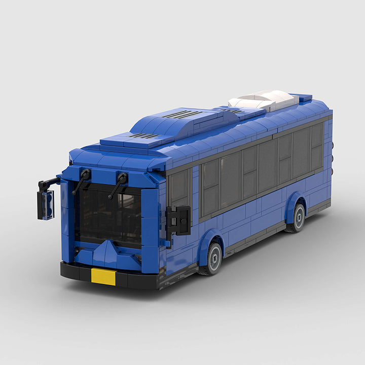 City Transport Bus Custom Car MOC – Minifigure Bricks