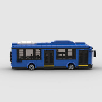 City Transport Bus Custom Car MOC – Minifigure Bricks