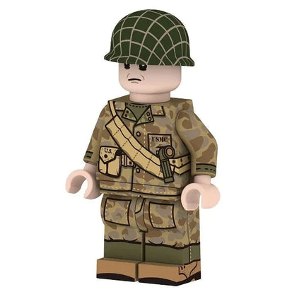 U.S. Marine Soldier Custom Minifigure – Minifigure Bricks