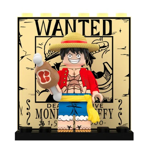 Luffy Custom One Piece Anime Minifigure – Minifigure Bricks