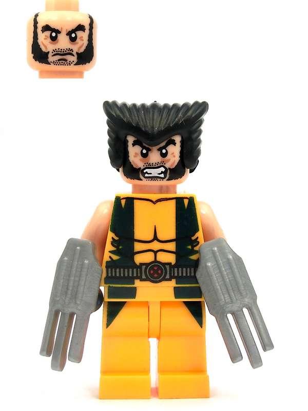 Wolverine (X-Men) in Yellow custom Marvel Superhero Minifigure ...