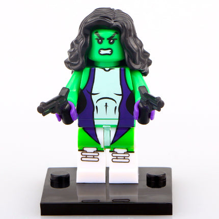 Classic She-Hulk Marvel Superhero Minifigure – Minifigure Bricks