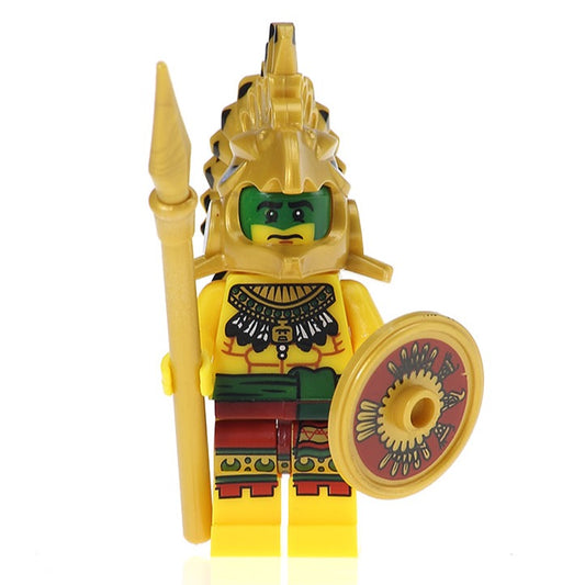 Aztec Warrior Minifigure – Minifigure Bricks