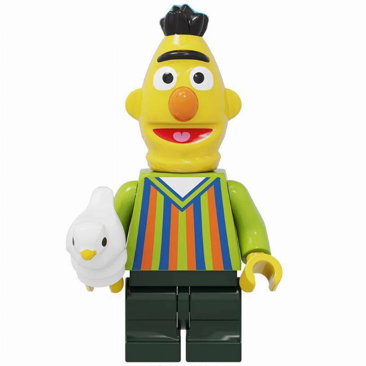 Bert Sesame Street Custom Minifigure – Minifigure Bricks