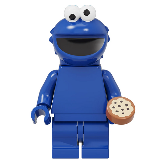 Cookie Monster Sesame Street Custom Minifigure – Minifigure Bricks