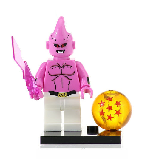 Majin Buu from Dragon Ball Z custom made Minifigure – Minifigure Bricks