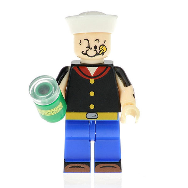 Popeye the Sailor Man Minifigure – Minifigure Bricks