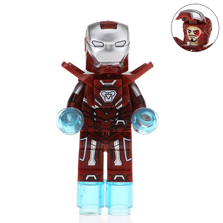 Iron Man Mark 33 Silver Centurion Custom Marvel Superhero Minifigure ...