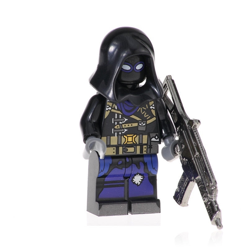 Raven Skin from Fortnite Custom Minifigure – Minifigure Bricks