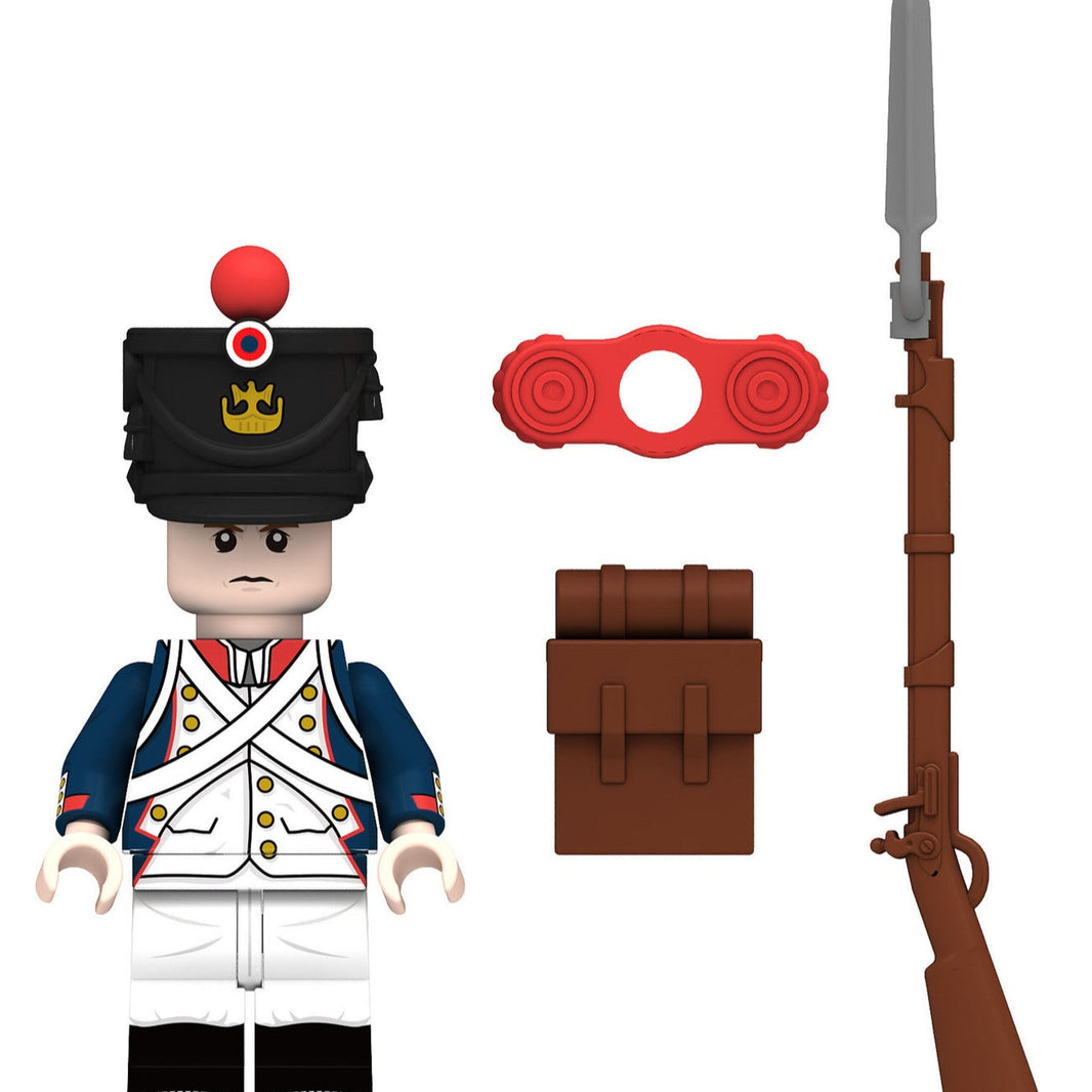 French Fusilier Soldier Minifigure – Minifigure Bricks